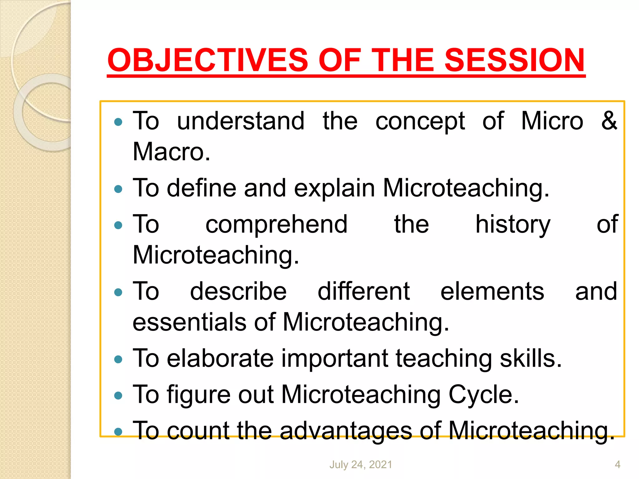 Microteaching p pt | PPTX