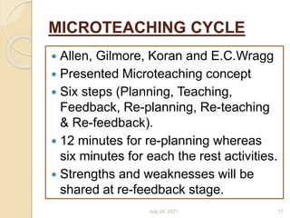 Microteaching p pt | PPTX