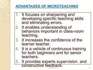 Microteaching p pt | PPTX