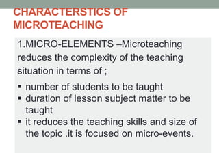 MICROTEACHING for Nursing Students Education | PPTX