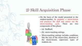 an introduction and concept of micro-teaching | PPTX