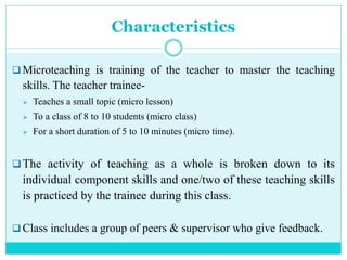 Microteaching seminar ppt | PPTX | Homework and Study | Education