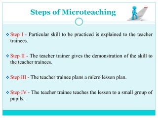 Microteaching seminar ppt | PPTX | Homework and Study | Education