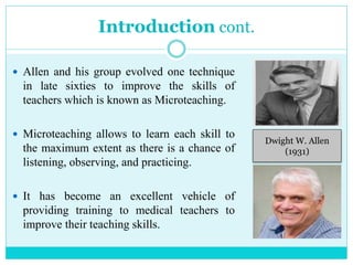 Microteaching seminar ppt | PPTX | Homework and Study | Education