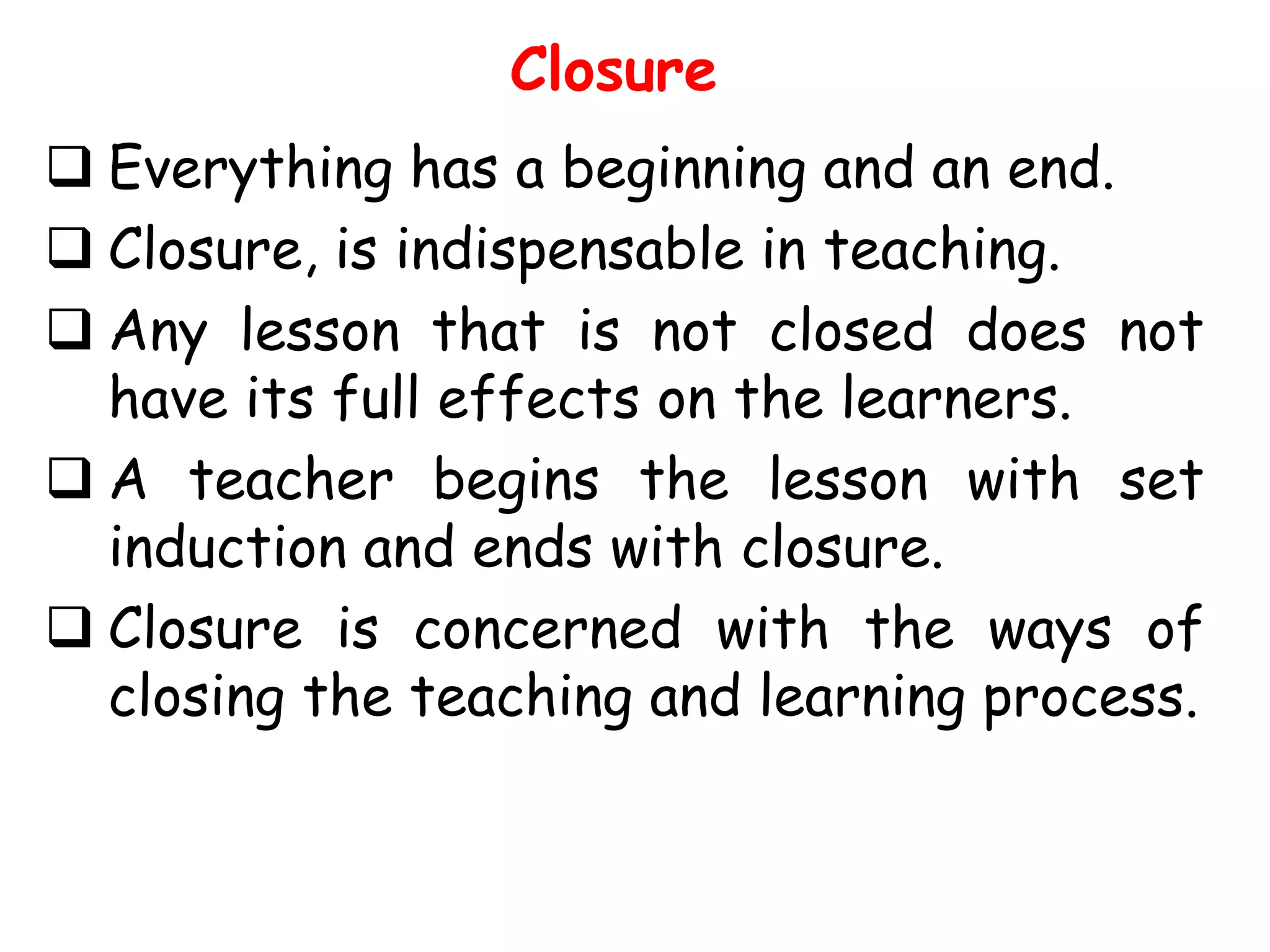 Microteaching set induction | PPTX