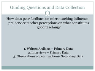 Microteaching study design | PPT