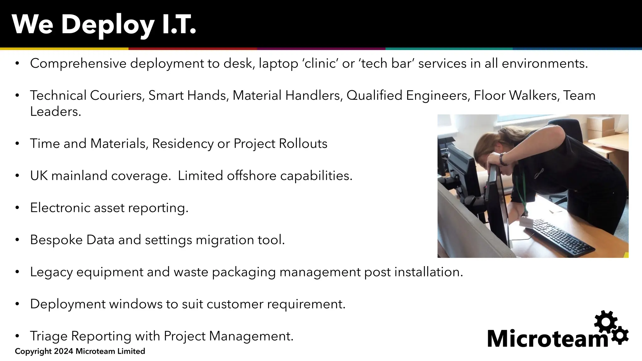 Microteam Managed Deployment Services Client Devices | PDF