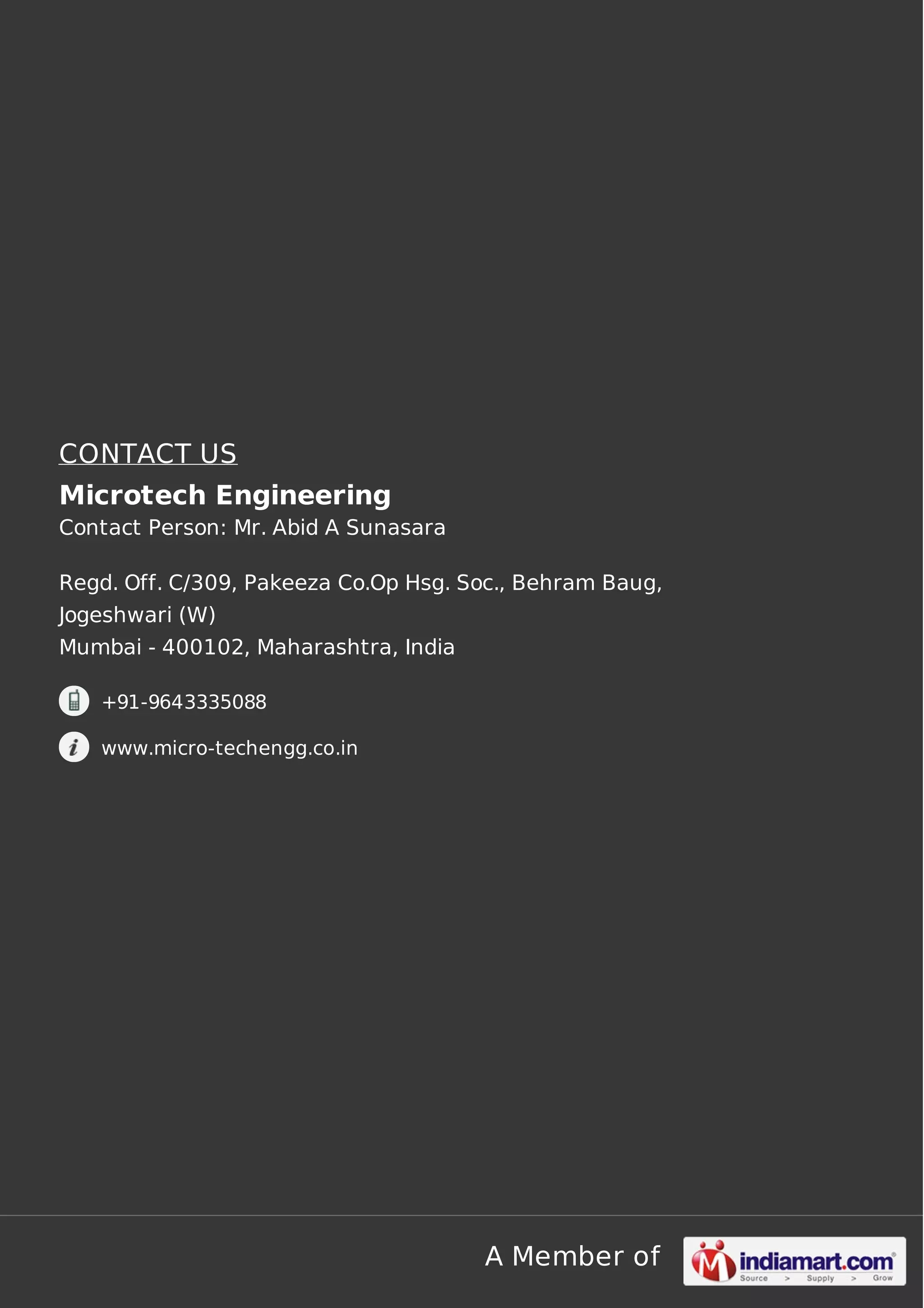 Microtech engineering | PDF