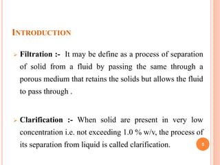 Microteaching on terms used in filtration .Pharmaceutical Engineering | PPT