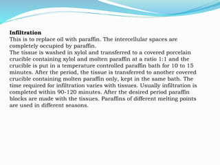 Microtechnique/Microtomy for histology and permanent slide preparation ...