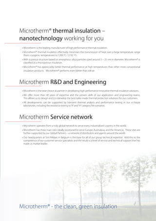 High Temp Microporous Insulation Solutions | PDF