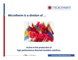 Microtherm Corporate Presentation | PDF