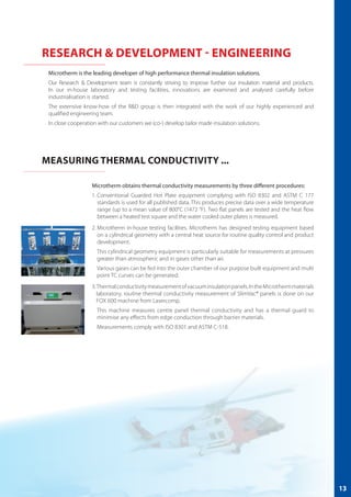 Microtherm Products And Performance | PDF