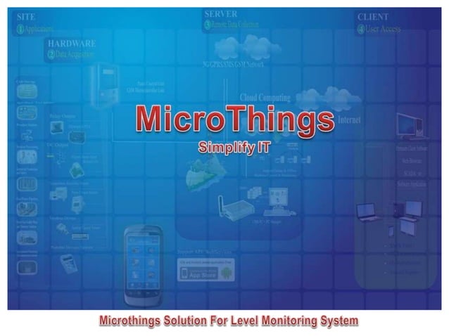 Microthings solution for level monitoring system | PPT
