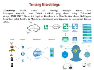 Microthings solution for level monitoring system | PPT