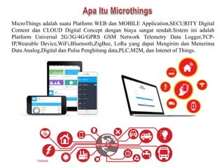 Microthings solution for level monitoring system | PPT