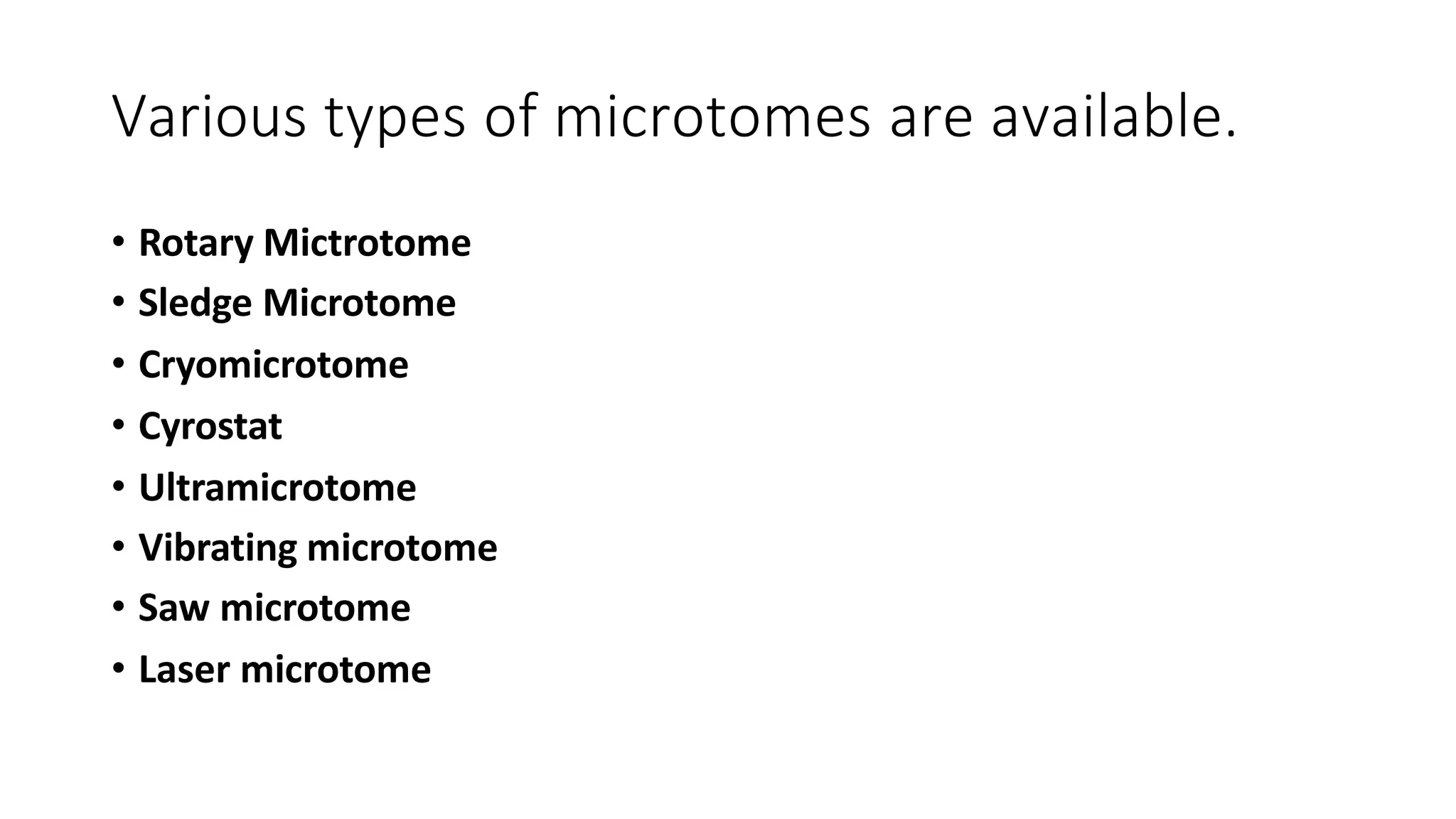 MICROTOME and it's TYPES | PPTX