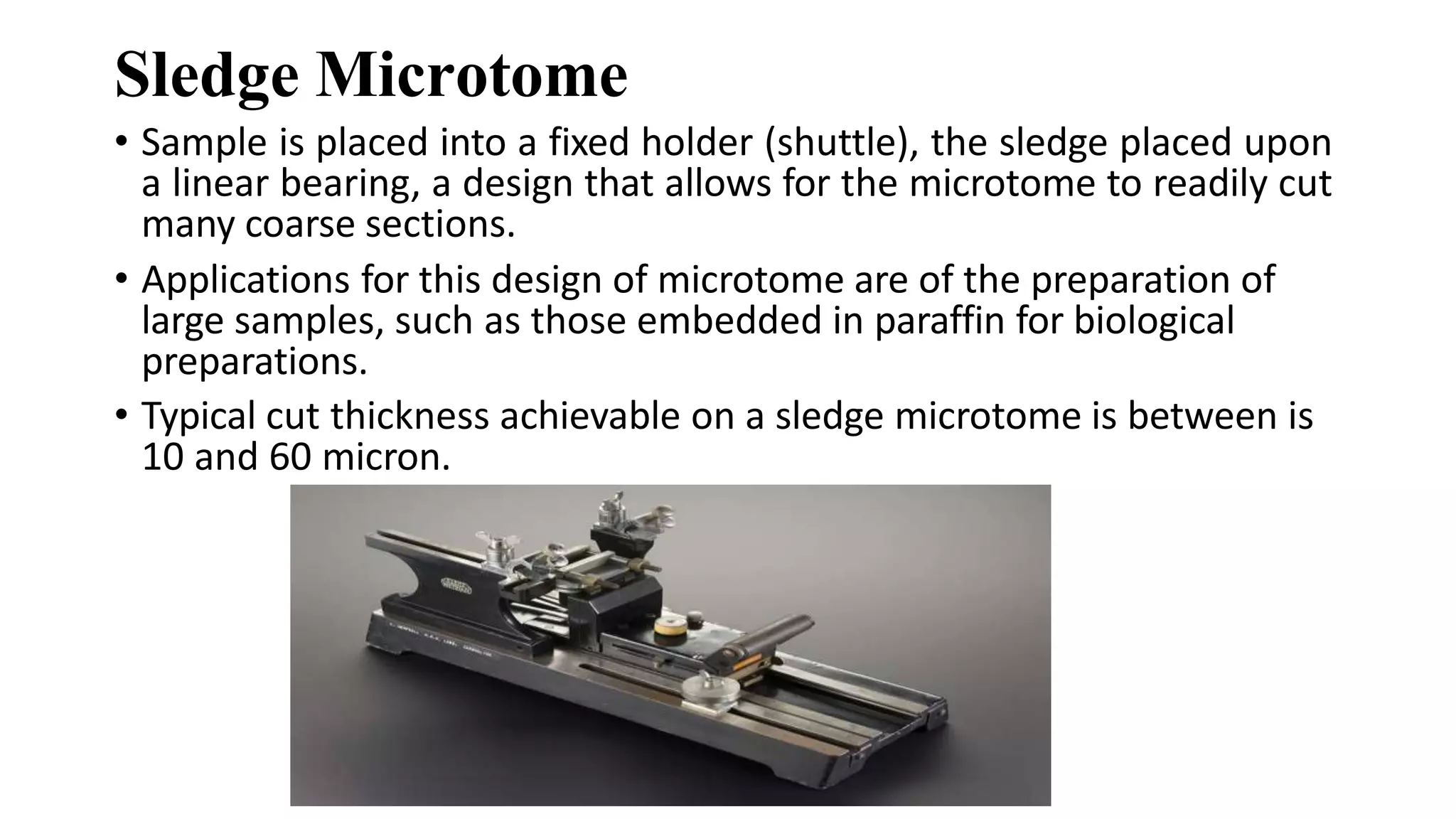 MICROTOME and it's TYPES | PPTX