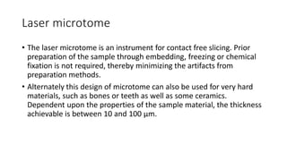 MICROTOME and it's TYPES | PPTX