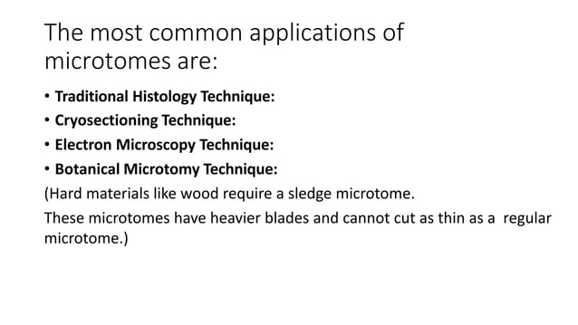 MICROTOME and it's TYPES | PPTX | Shaving | Personal Care
