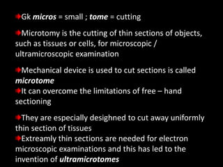 Microtome | PPTX