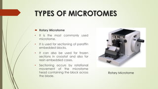 Microtomy - Preparation of Histological Slides | PDF