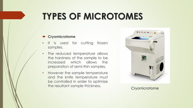 Microtomy - Preparation of Histological Slides | PDF | Biological ...