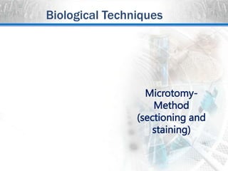 microtomy | PPTX