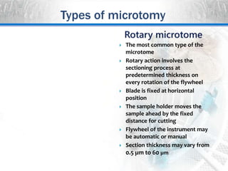 microtomy | PPTX