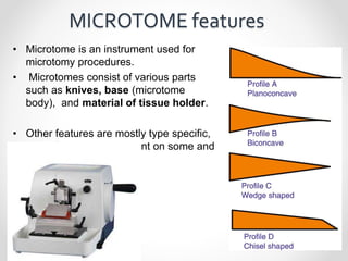 Microtomy and microtomes ppt | PPTX