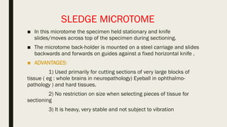 MICROTOMY AND SECTION CUTTING (PATHOLOGY) | PPTX