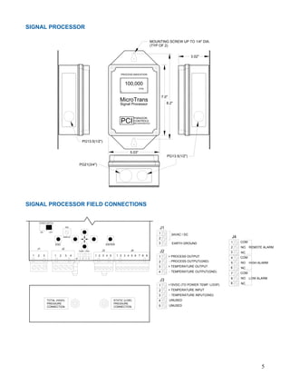 Microtrans differential pressure and airflow signal processor | PDF