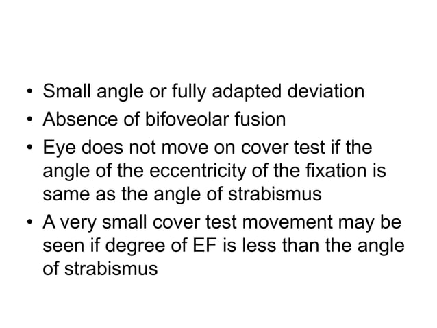 Microtropia - Definition, Types and Shot Note | PDF