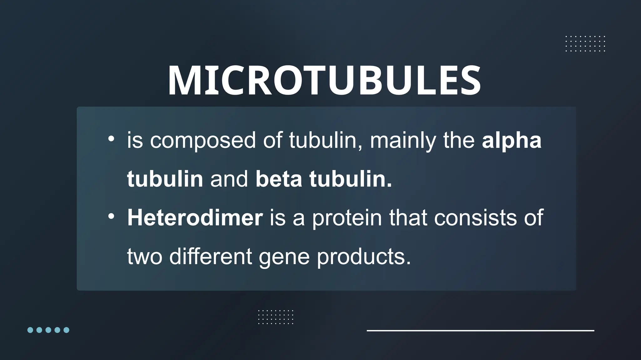 MICROTUBULE.pptxfor educational purposes | PPTX