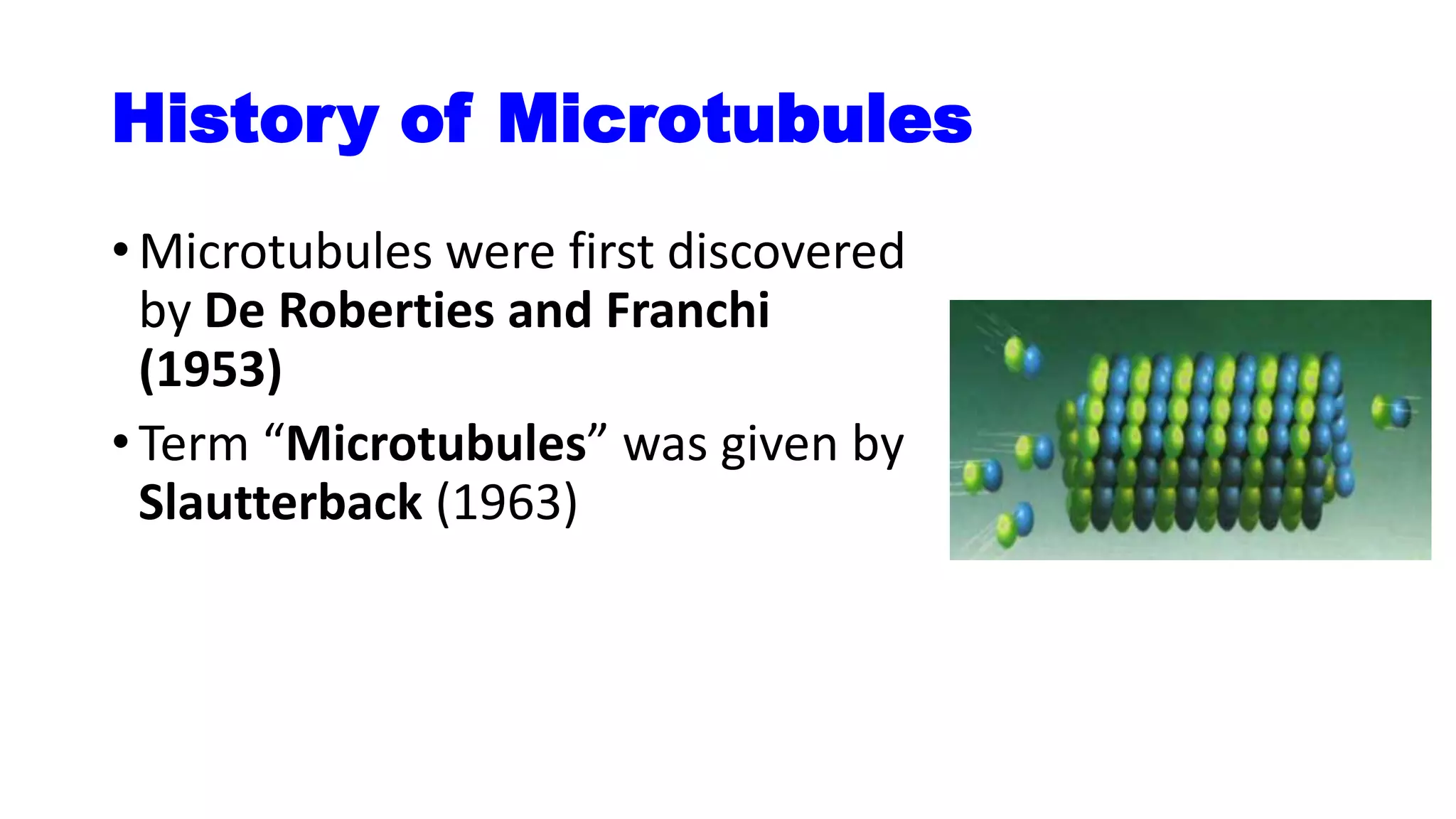 Microtubules | PPTX