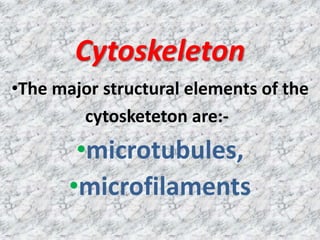 Microtubules & filaments.pptx 2 | PPSX