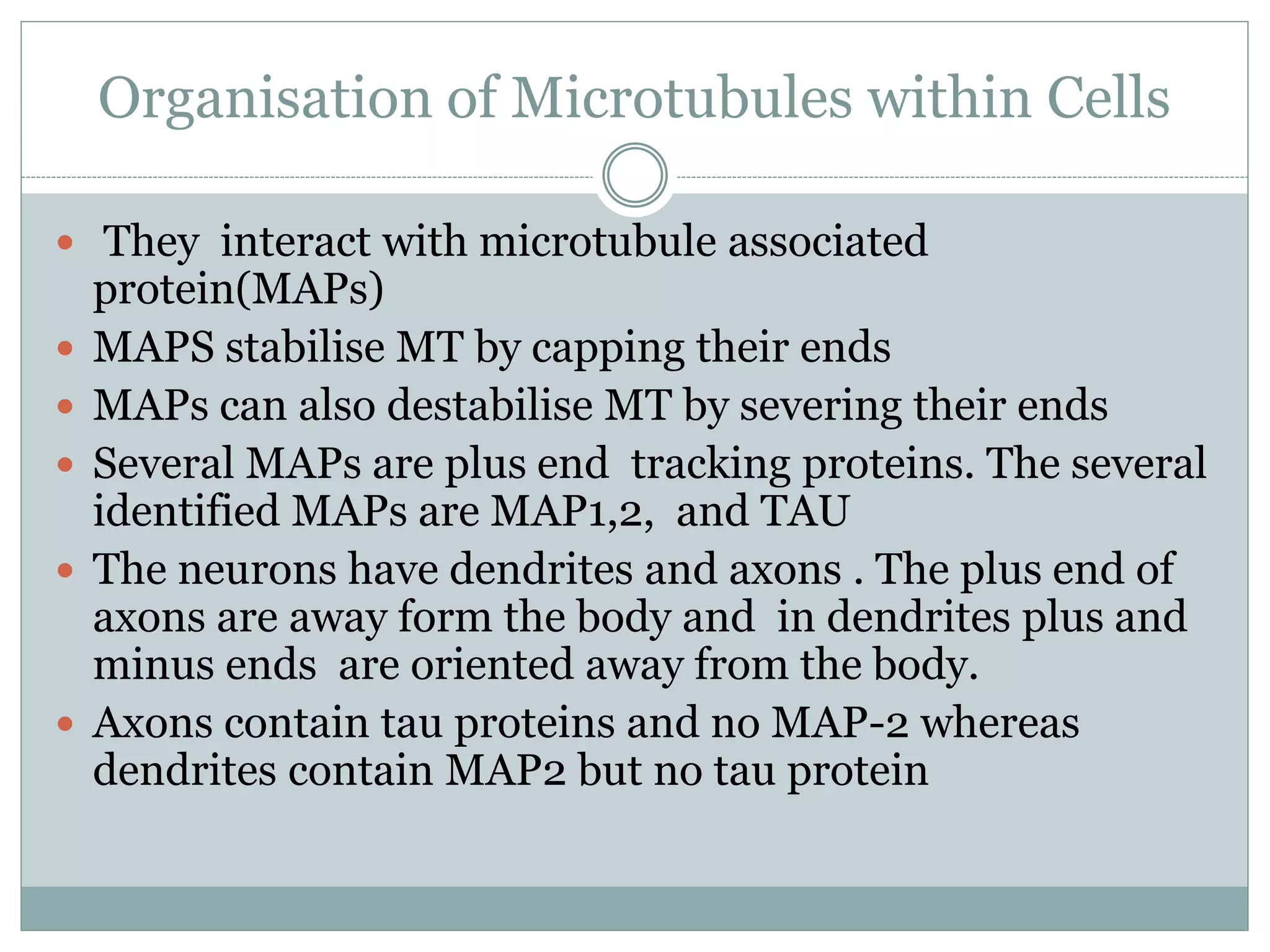 Microtubules | PPTX