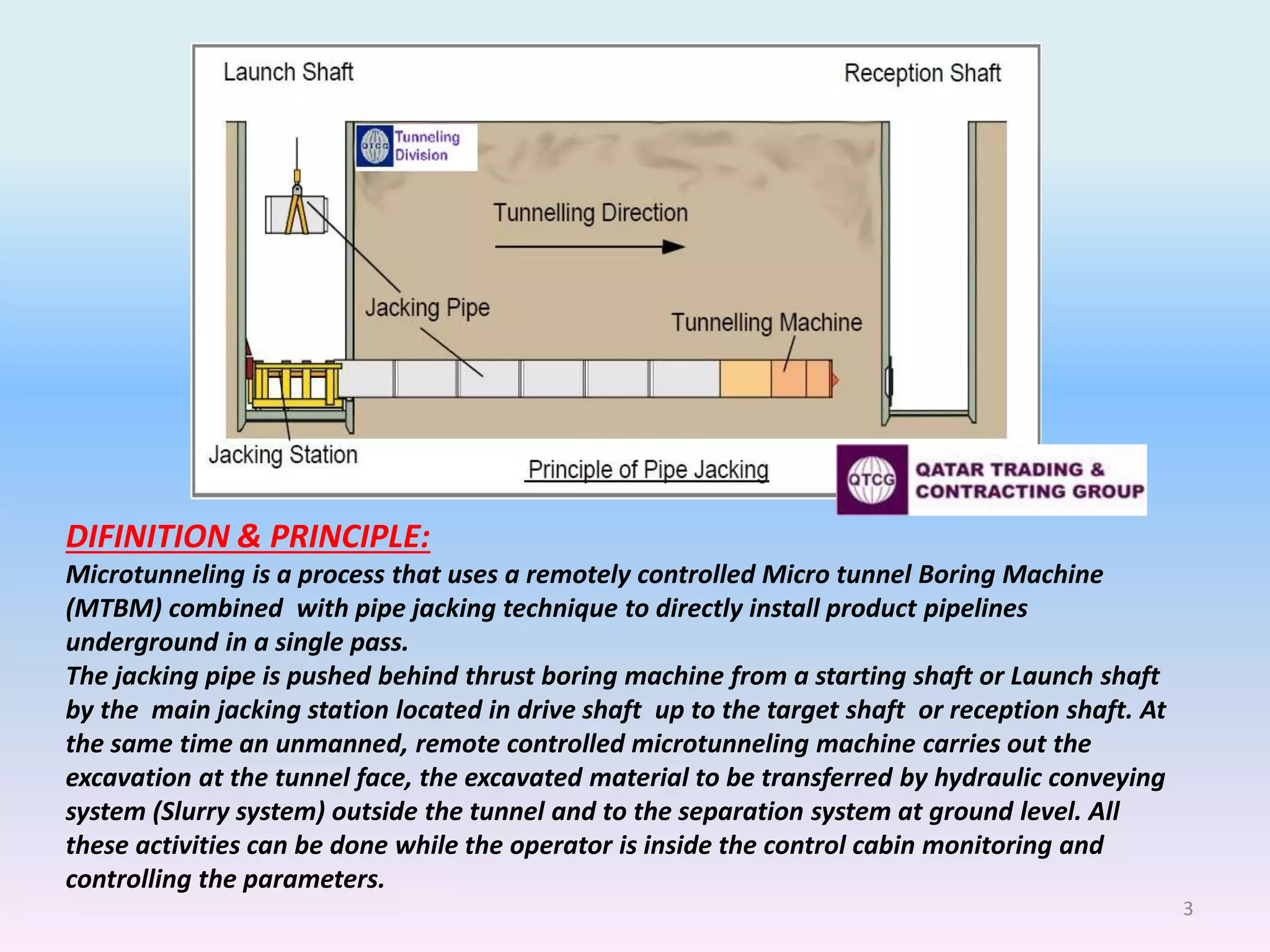 Microtunneling presentation 2014 | PPSX
