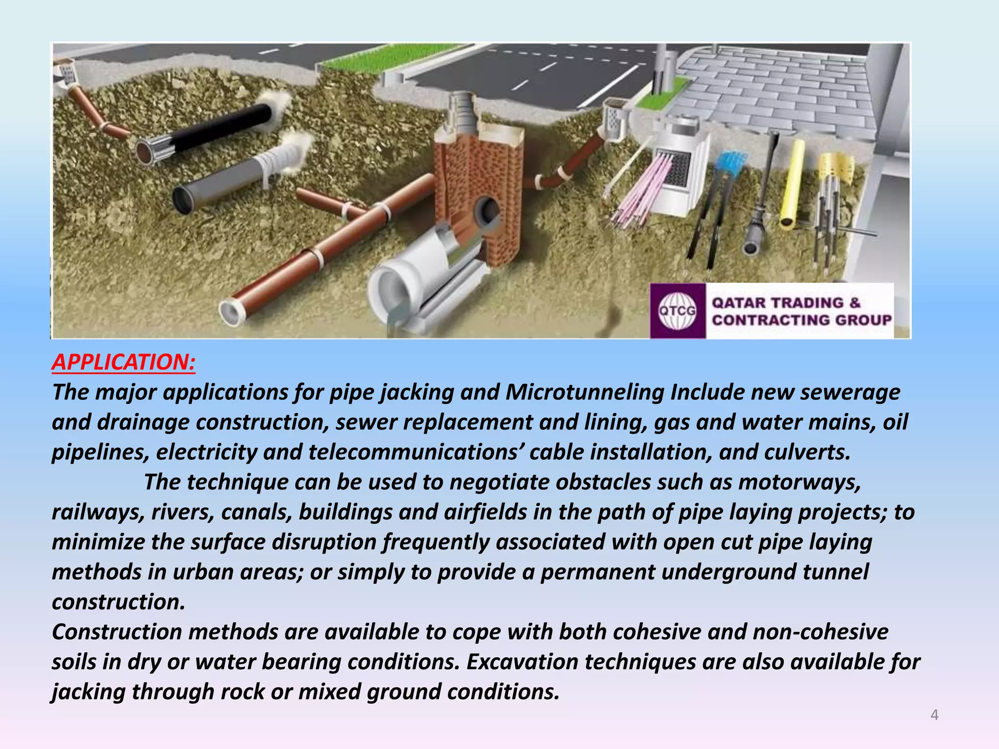 Microtunneling presentation 2014 | PPSX