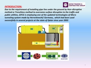 Microtunneling presentation 2014 | PPSX