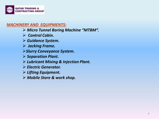 Microtunneling presentation 2014 | PPSX