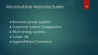 Microturbine | PPTX