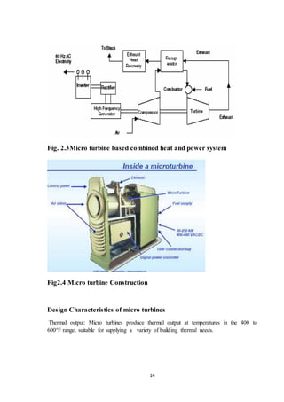 Micro turbines for seminar | PDF