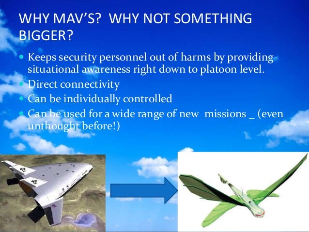 Micro aerial vehicles