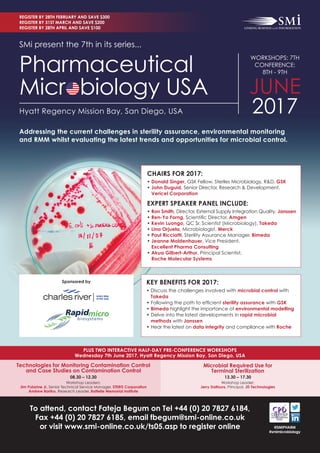 Pharmaceutical Microbiology USA 2017 | PDF