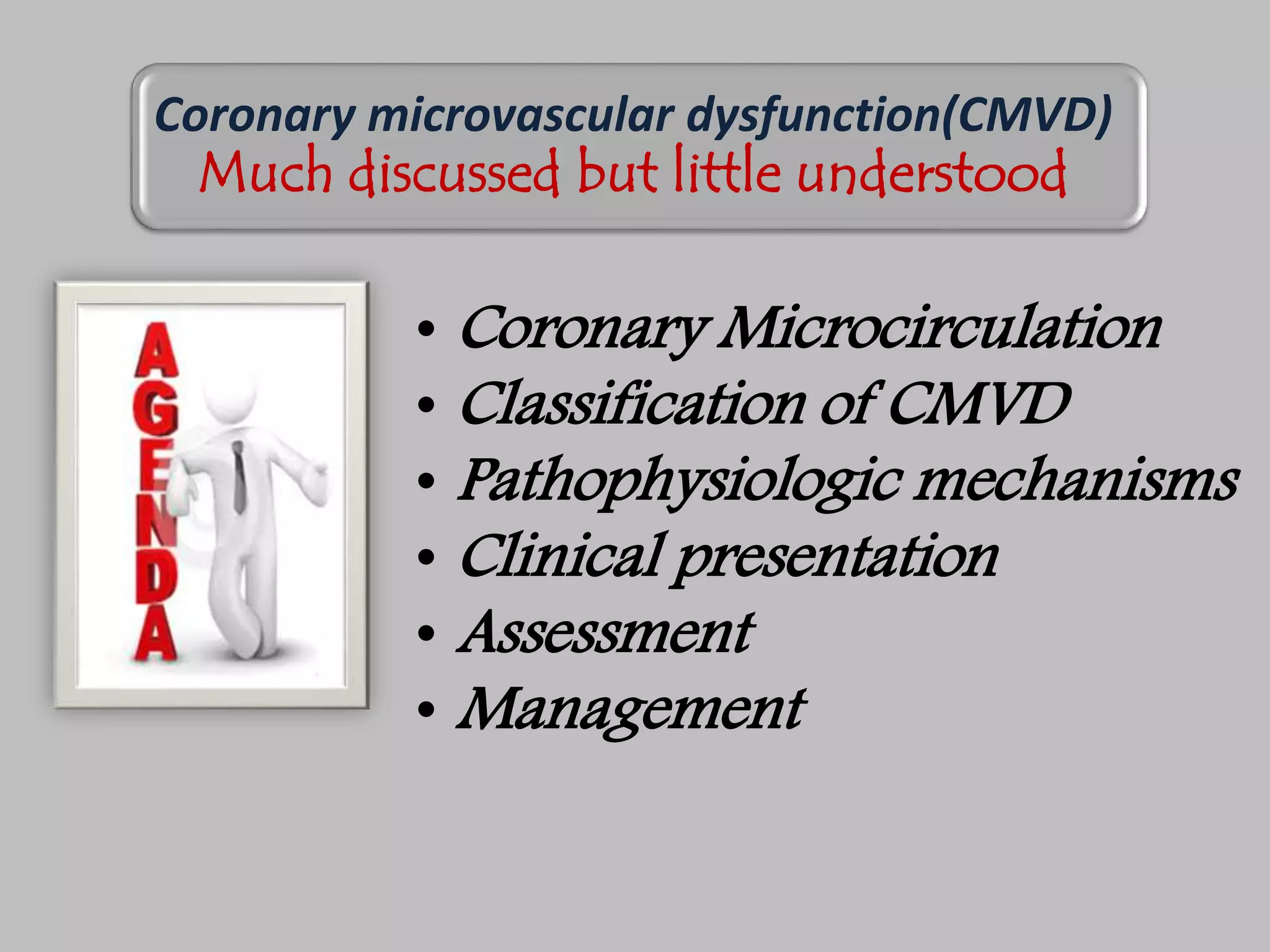 coronary microvascular dysfunction | PPTX