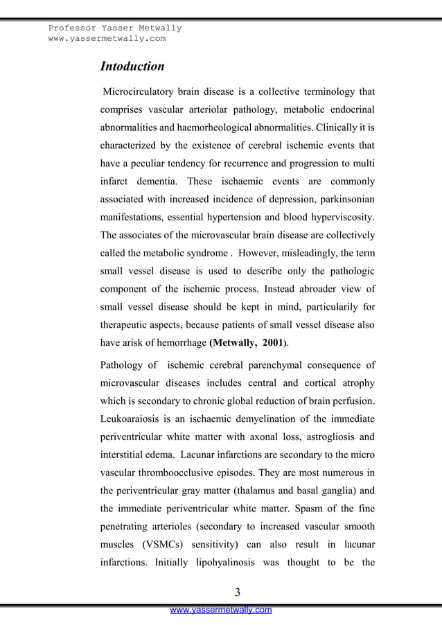 Microvascular Diseases of the Brain: An Update | PDF