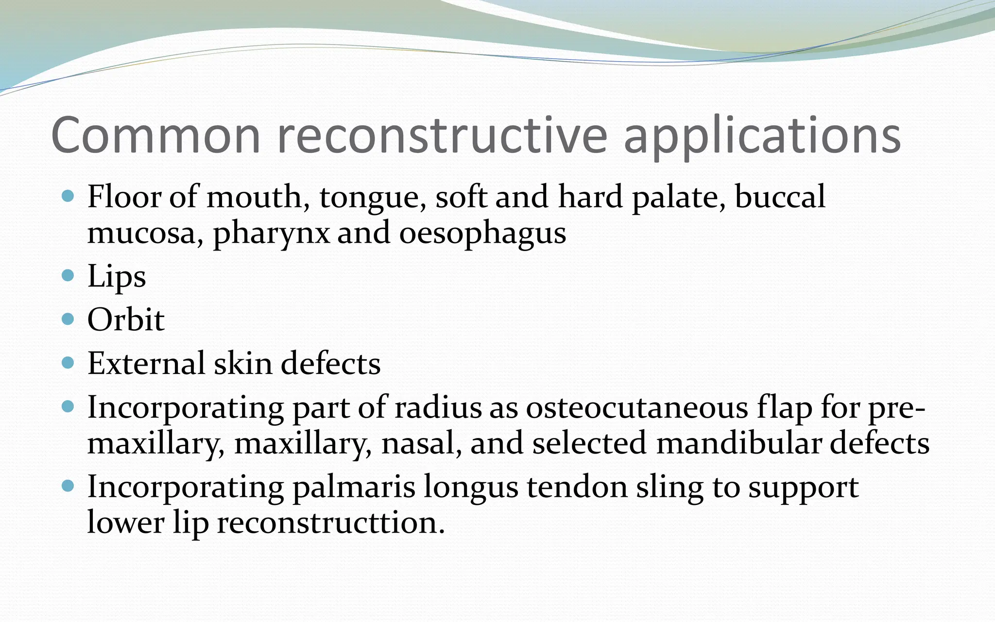 MICROVASCULAR FLAPS FOR RECONSTRUCTION IN ORAL CANCER.pptx