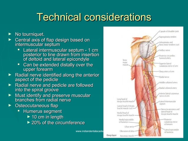 Micro vascular free flaps used in head and neck reconstruction ...