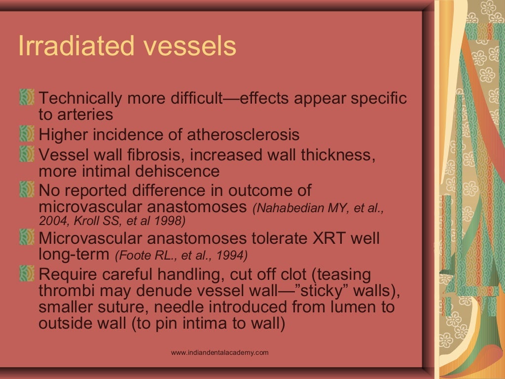 Microvascular Free Tissue Transfer Certified Fixed Orthodontic Cours…